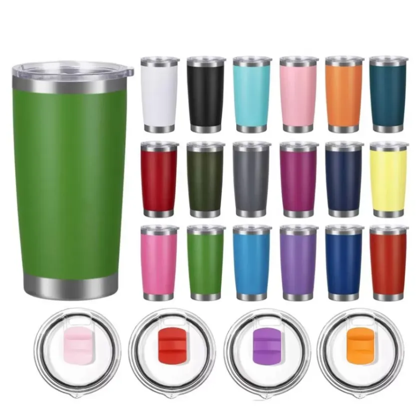 20 Oz 30 Oz Mugs Stainless Steel Thermal Coffee Tumbler Cups In Bulk Travel Car Mug Tumbler ...