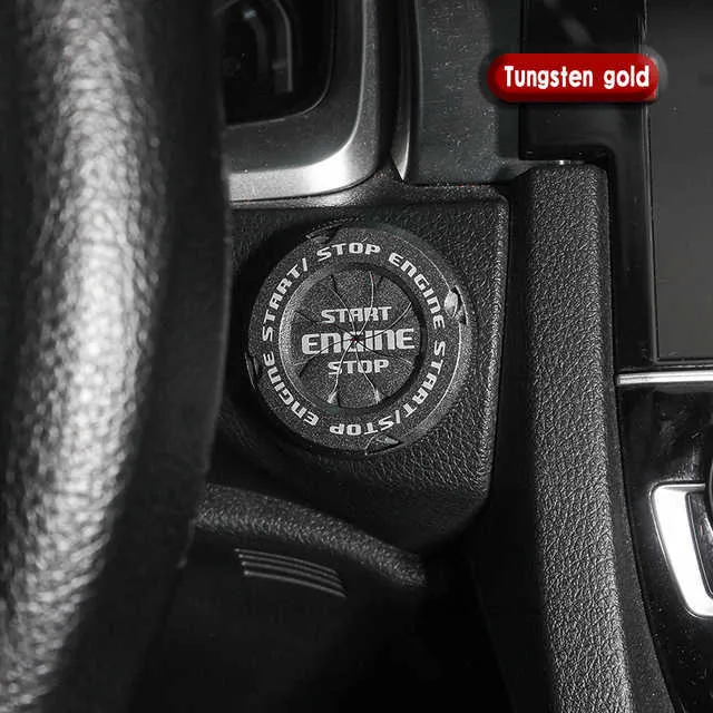 AutoEngine StartStop Cover Rotatable Rotation Cap For New Car Interior ...