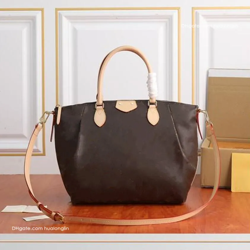 Floral Serial Number Designer Brown Handbag For Women High Quality ...
