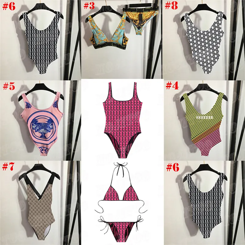 Designer Bikinis: Women's Swimwear with Letter Print - Summer Beach ...