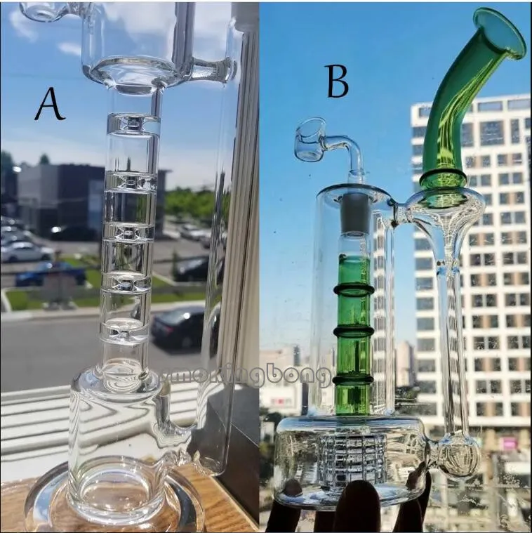 Bulk Order Heady Glass Bong With Big Straight Tube And 14mm Bowl 12.2 ...