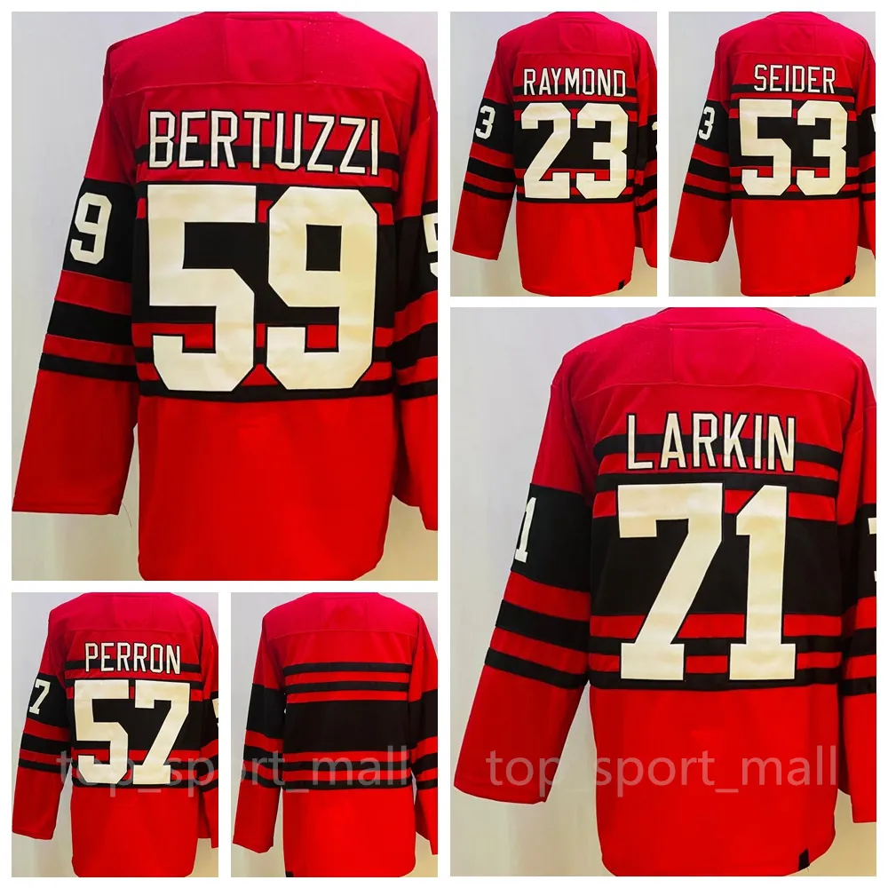 Detroit Red Wings 2024 Reverse Retro Hockey Jersey Lucas Raymond 53 ...