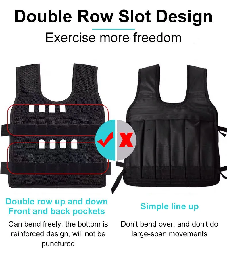 DHgate.com:Plate Loaded Weight Vest for Exercise - Adjustable Fitness ...