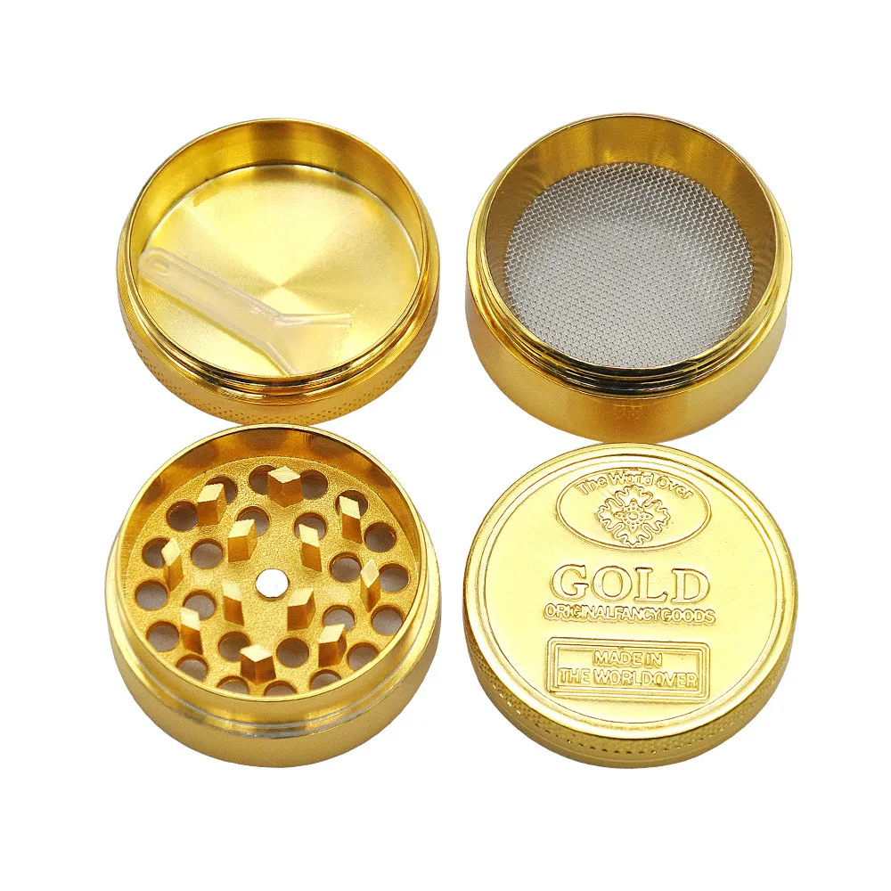 Coin Pattern Zinc Alloy grinder site - 4 Parts 50MM...