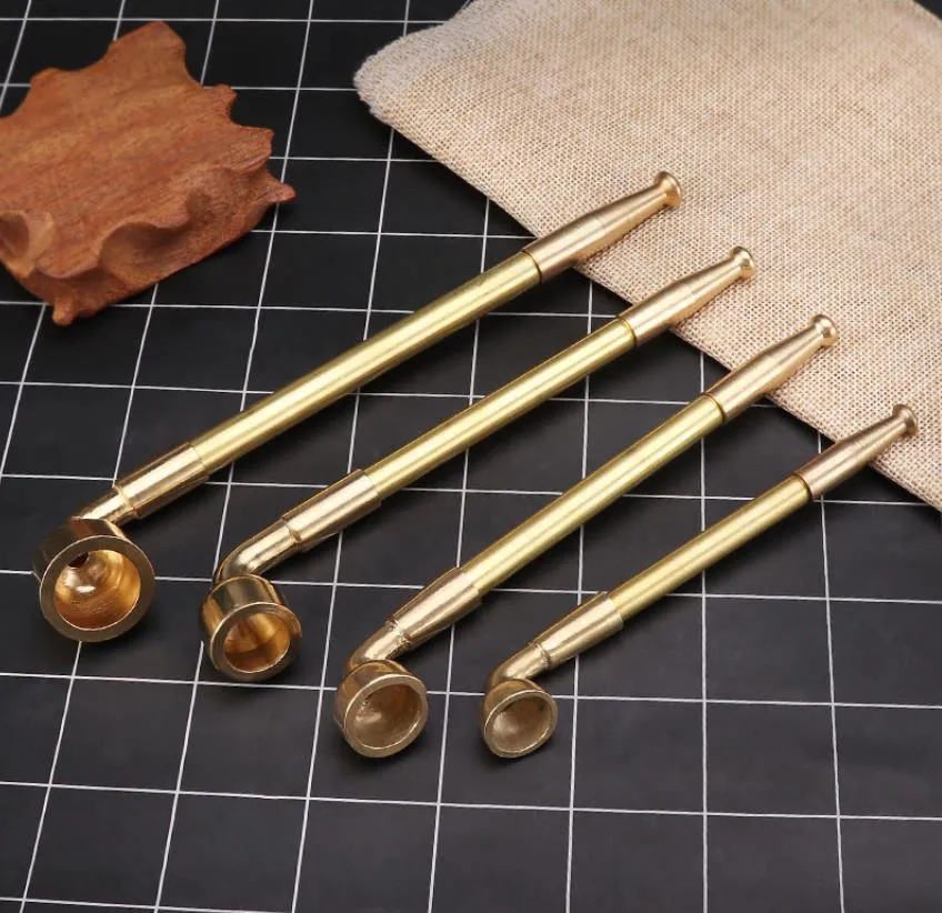 Pure Copper Expandable Mini Cigarette Pipes For The Elderly Portable ...