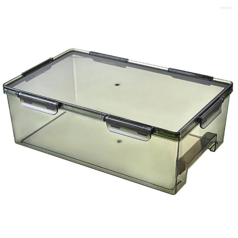 Water Bottle Refrigerator Storage 6/10L Refrigerator Box Transparent ...