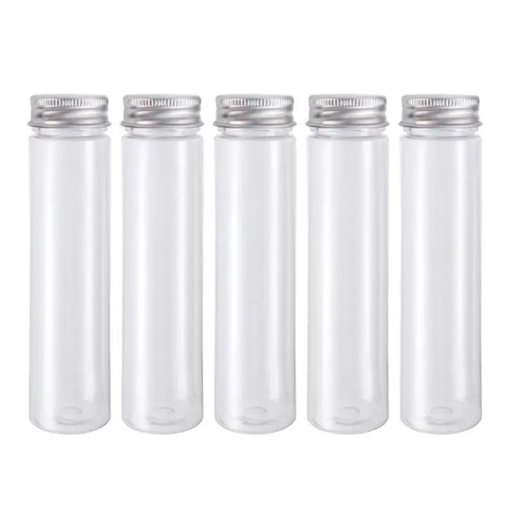 Wholesale Clear Plastic Culture Tubes With Caps With Screw Caps 110ml ...