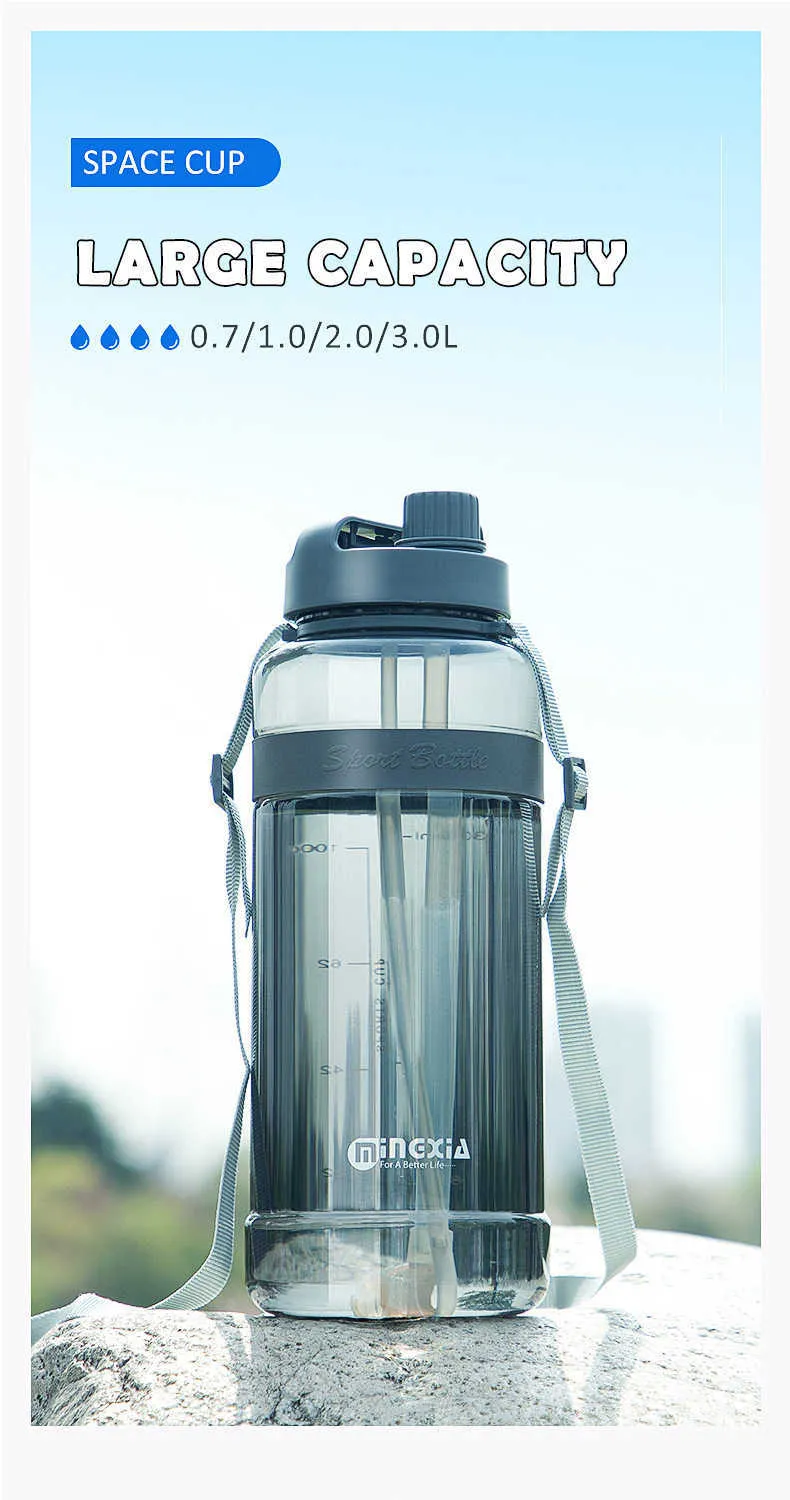 Large Capacity 2l Water Bottle Water Bottle Kettle