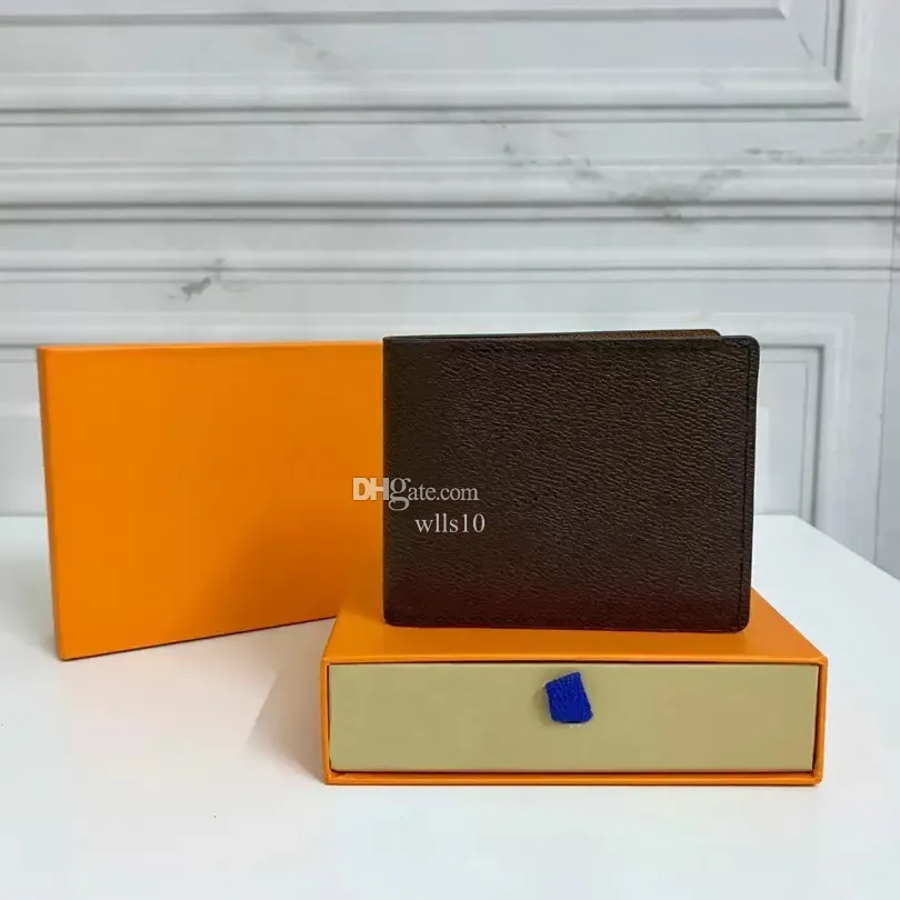 LB248 Mens Wallets High Quality Plaid Floral Designer Wallets For Men ...