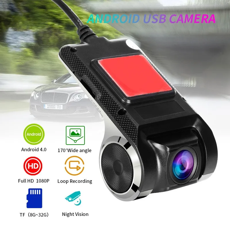Car Dvr ADAS 1080P Dash Cam DVR Dash Camera Car DashCame USB Android ...