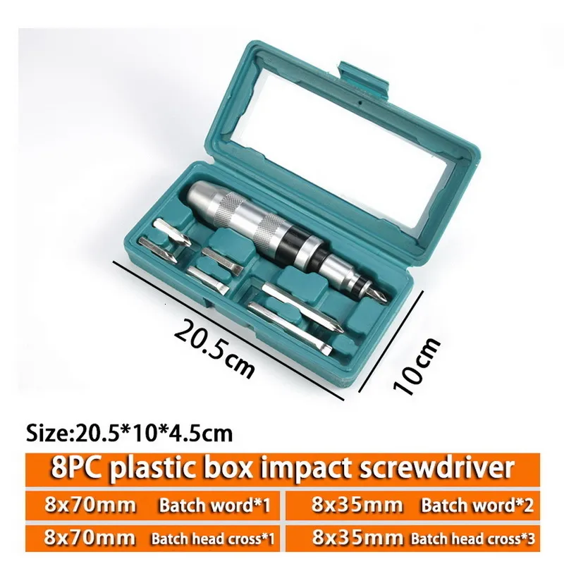Impact Screwdriver Set: Heavy Duty Impact Screwdriver Tool Set With ...