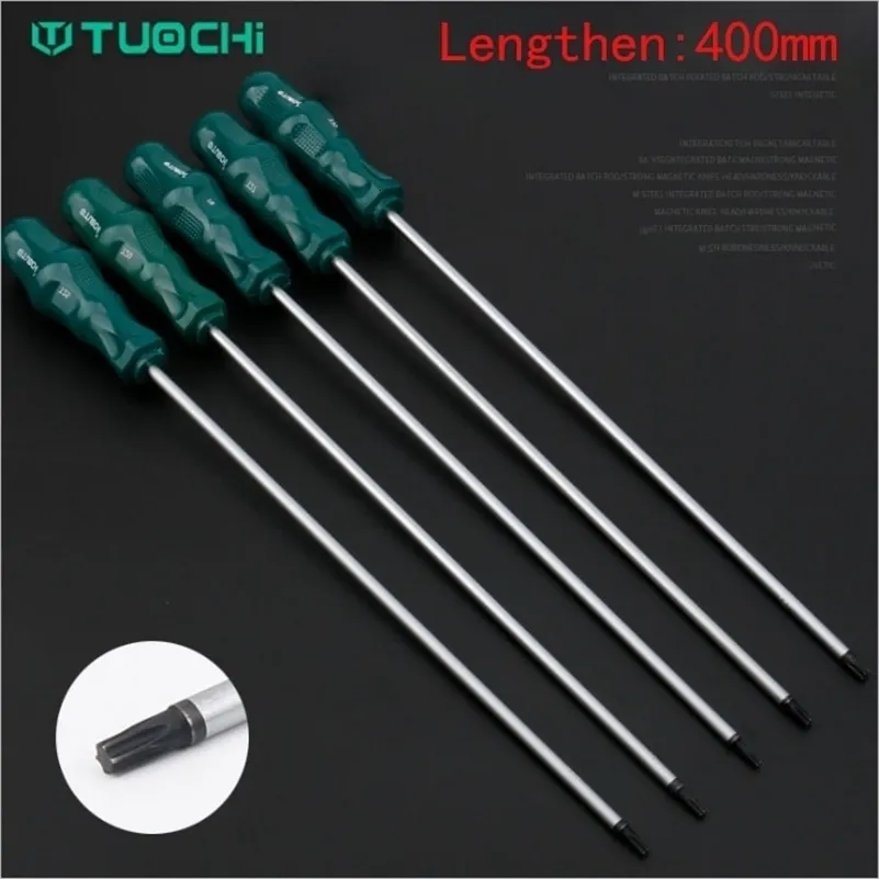 Magnetic Torx Screwdriver Set 15.75 in Long Chrome-Vanadium Steel T15 ...