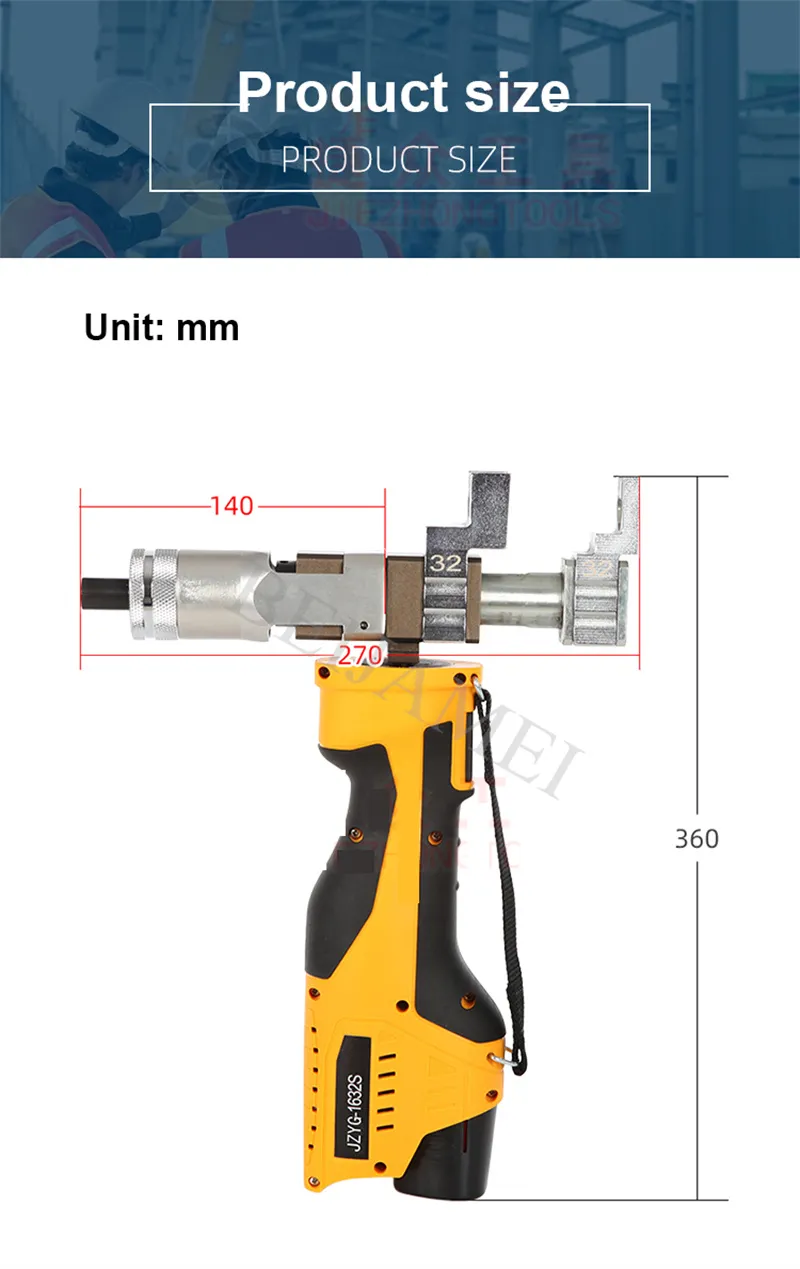 Wholesale Electric Expansion Device Electric Crimping Tool Rchargeable ...