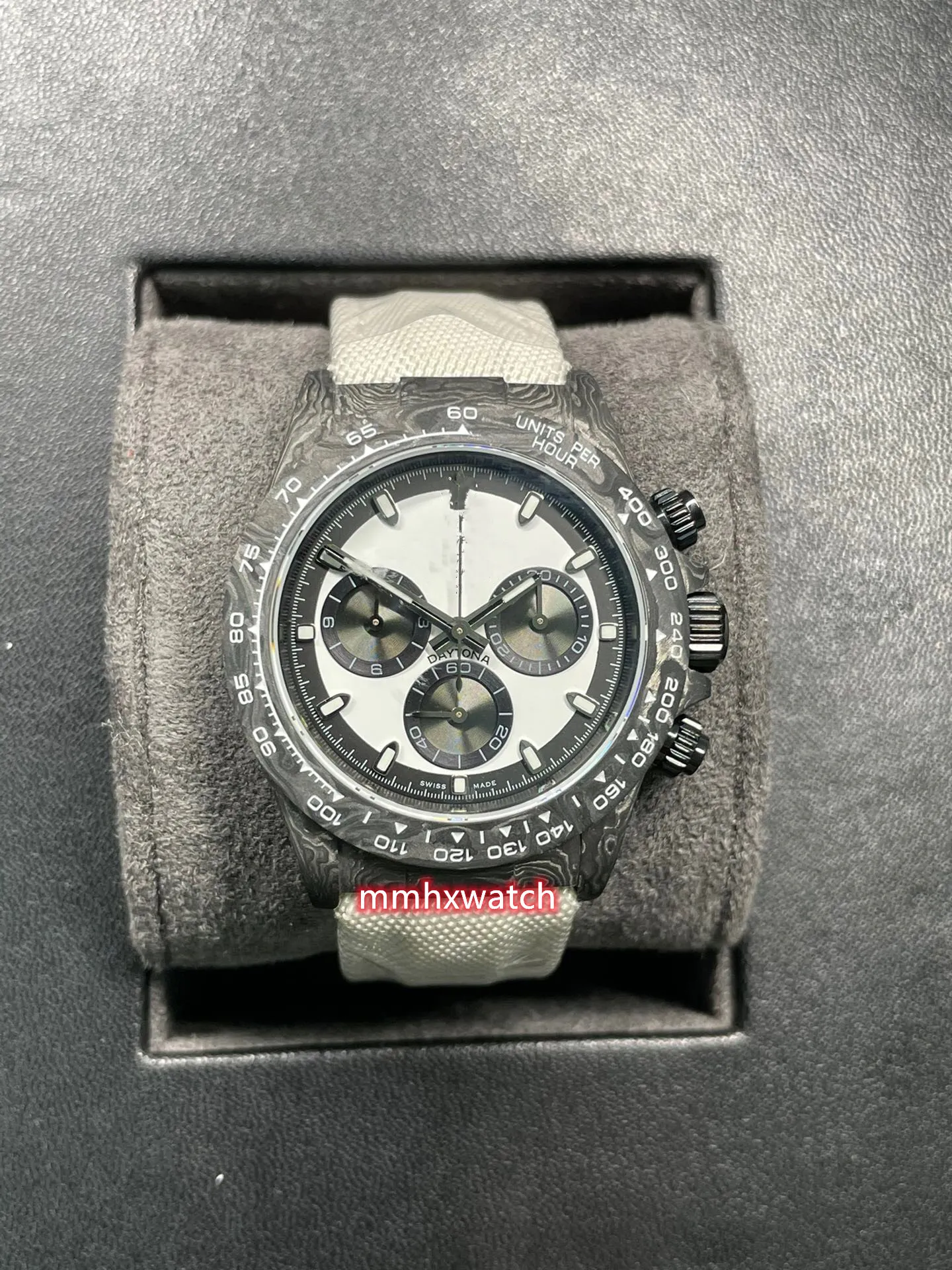 40mm Wrist Watch: Diw 40mm V2 Carbon Fiber Watch Sapphire Crystal ...