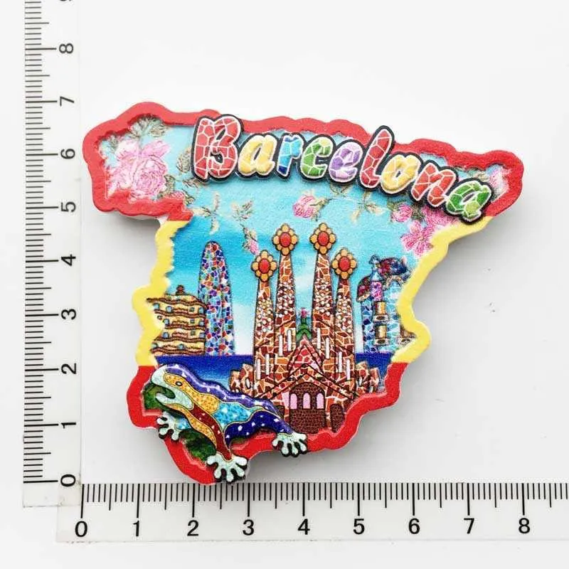 Fridge Magnets Spanish Refrigerator Magnets Toledo Garnet Madrid Sevila ...