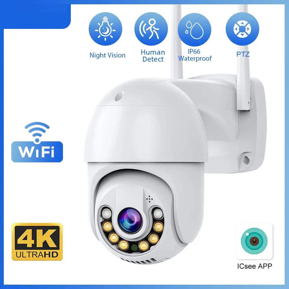 Outdoor Wifi PTZ Ptz Wifi Camera Outdoor 8MP/5MP, 1080P, Auto Two Way ...