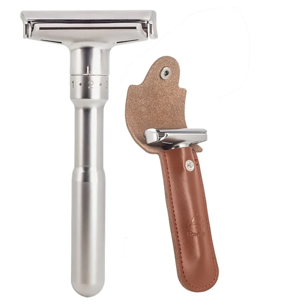 Adjustable Double Edge Shaving Razor for Men - Classic Close Shave ...