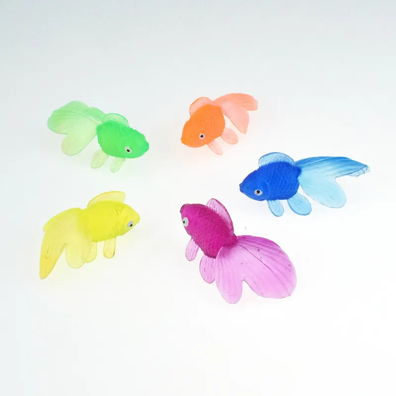 Soft Rubber Goldfish Bath Toys - Fun Mini Fish for Toddlers, Baby Water ...