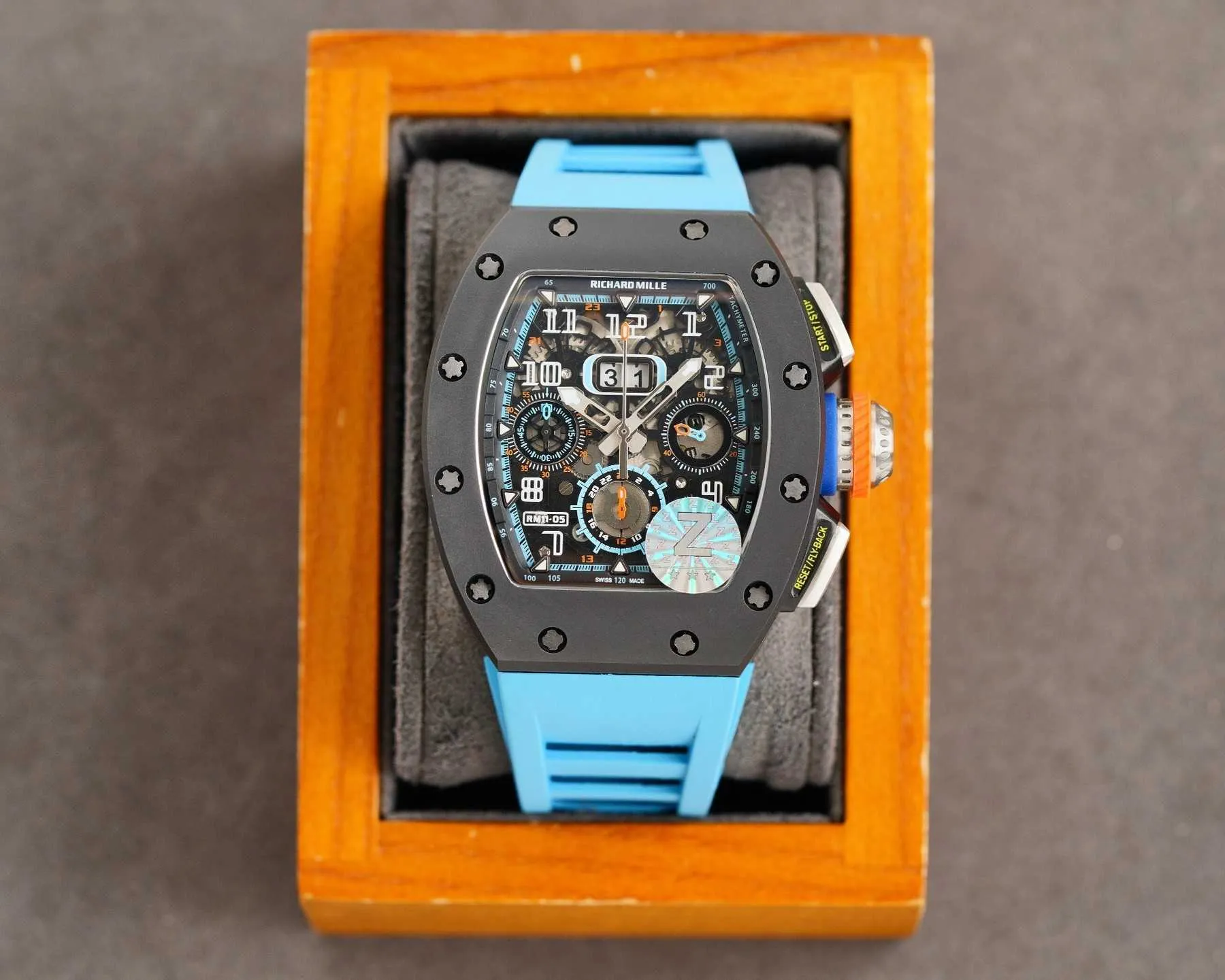 Richie Miller Wrist Mechanical Watch Chronograph RM11-03 Mechanical ...