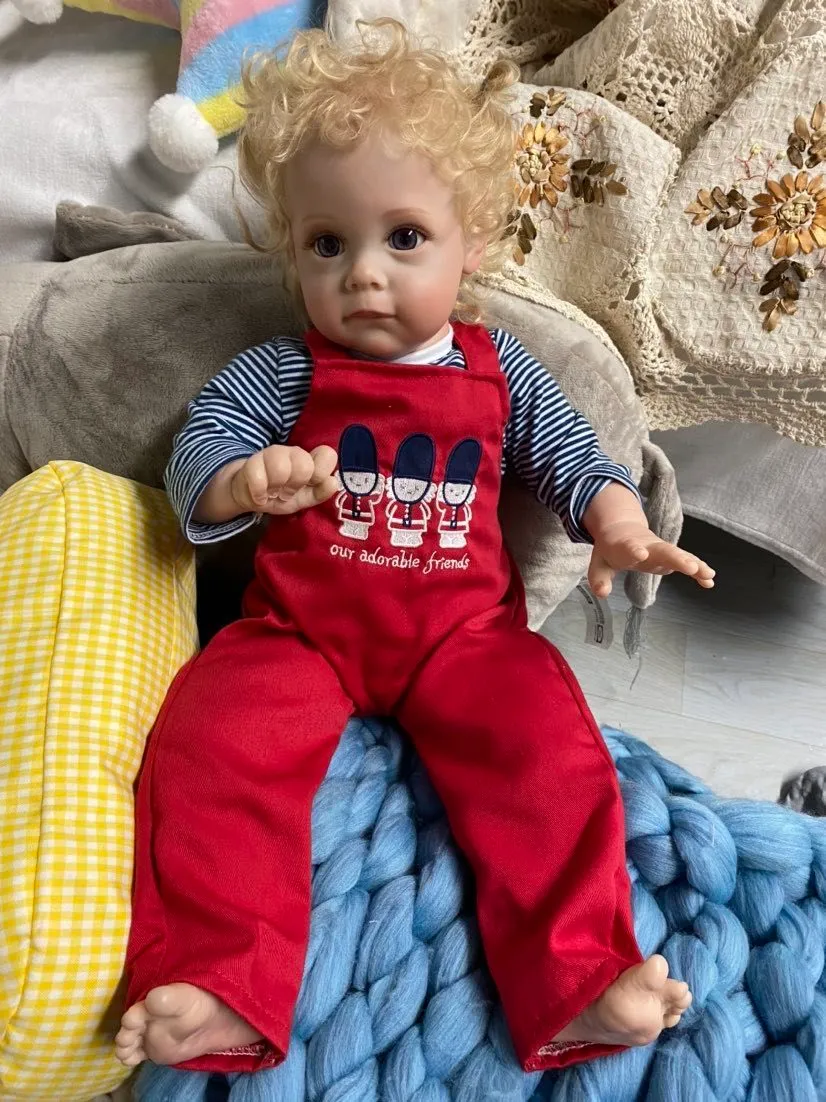 RBG 56 Bebe Reborn Maggi Tollder Girl Silicone Vinyl Doll Soft ...