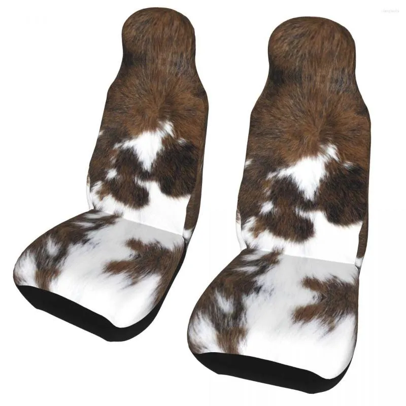 Furry cow print car seat covers store