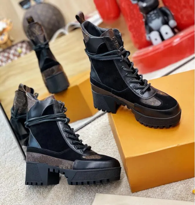 Luxury Brand Women Designer Boots Martin Desert Boo Ts S Flamingo Love ...