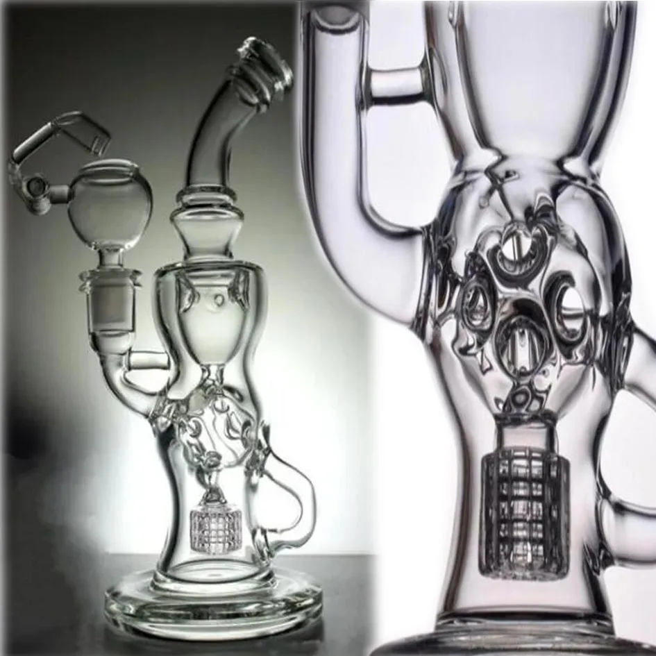 Big Glasses Bong Hookahs Smoking Glass Pipes Recycler Oil Rigs Heady ...
