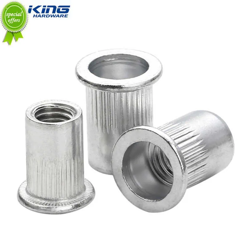 Aluminum Alloy Rivnuts factory Flat Head Threaded Rivet Insert nuts ...