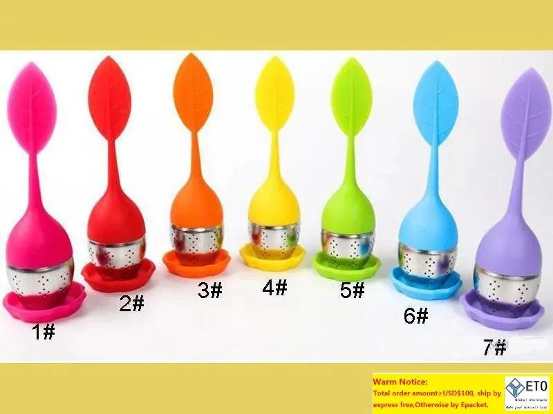 Silicone Tea Infuser Coffee Leaf Infusers Tools With Food Grade Make ...