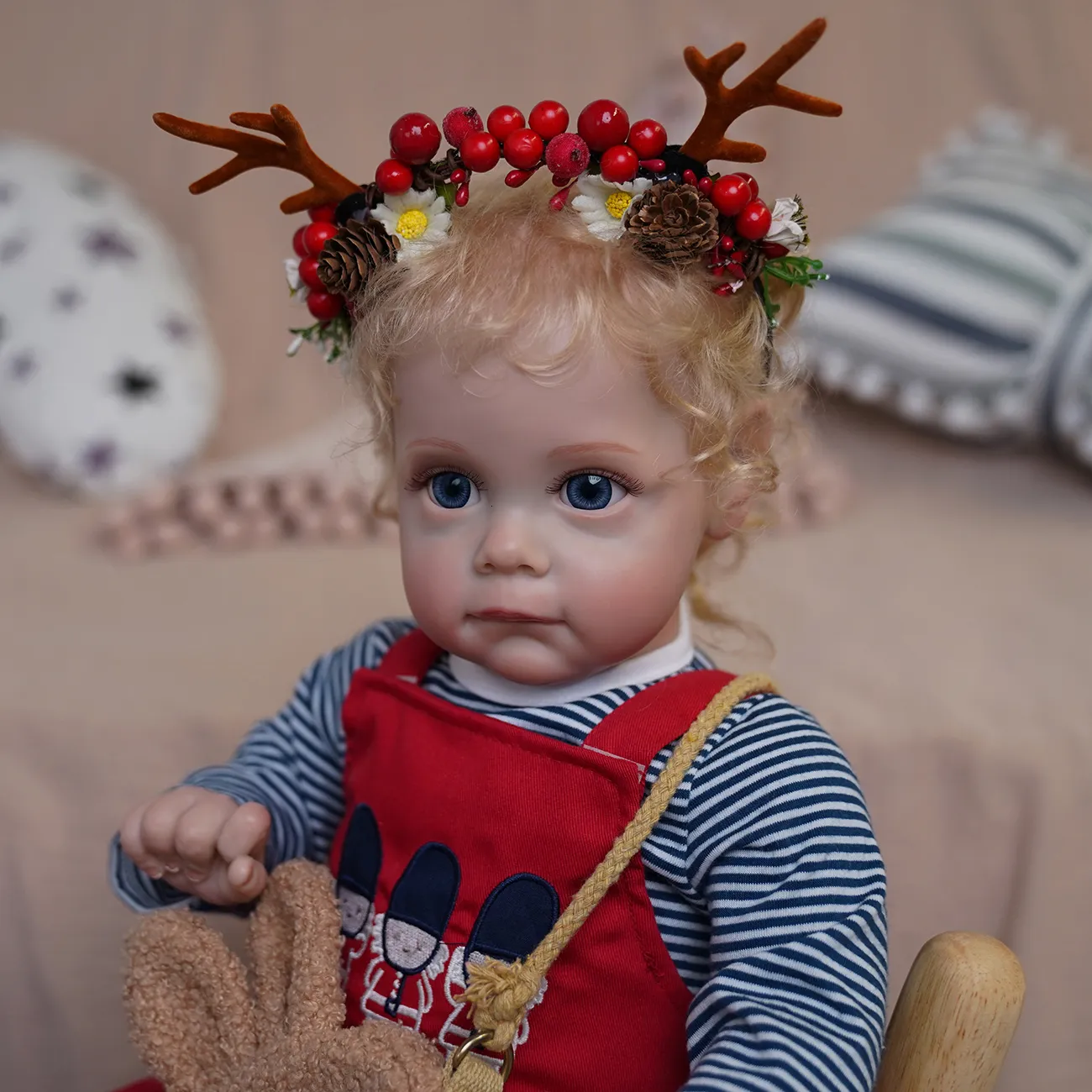 RBG 56 Bebe Reborn Maggi Tollder Girl Silicone Vinyl Doll Soft ...