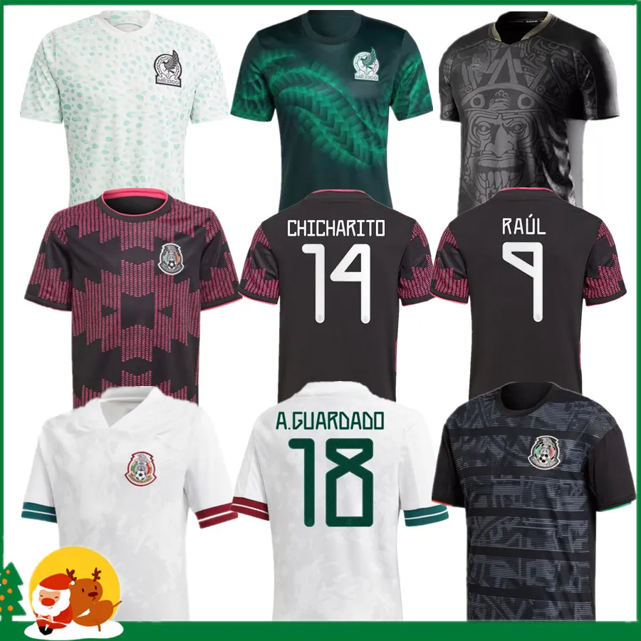 2023 Mexico Mexico Soccer Jersey 2022 H. LOSANO CHICHARITO G DOS SANTOS ...