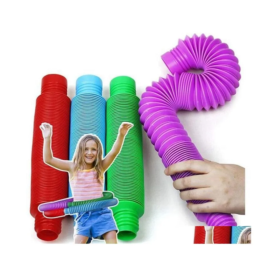 Mini tubes toy Sensory Fidget Toy - Colorful Circle Design for Fun ...