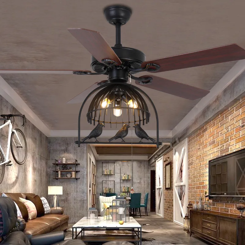 Country Style Ceiling Fans With Lights | Shelly Lighting