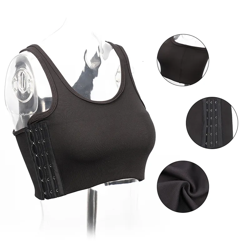 Womens Shapers S5XL Flat Breast Binder Les Corset Tomboy Lesbian ...