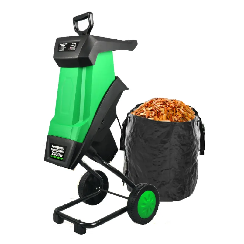 Large Capacity 2400W Electric Garden Crusher With 50L Capacity For ...