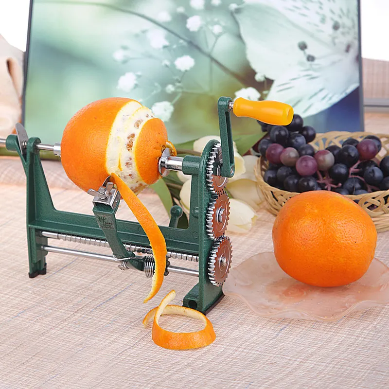 Vegetable And Fruit Cutters Counter Top Hand Apple Orange Potato Peeler ...