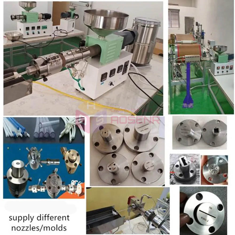 Desktop Plastic Injection Molding Machine - SJ15 Single Screw Extruder ...