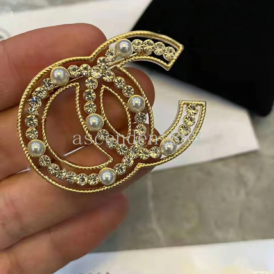 Luxury Crystal Rhinestone Brooch 18K Gold Plated... From Ascendent888 ...