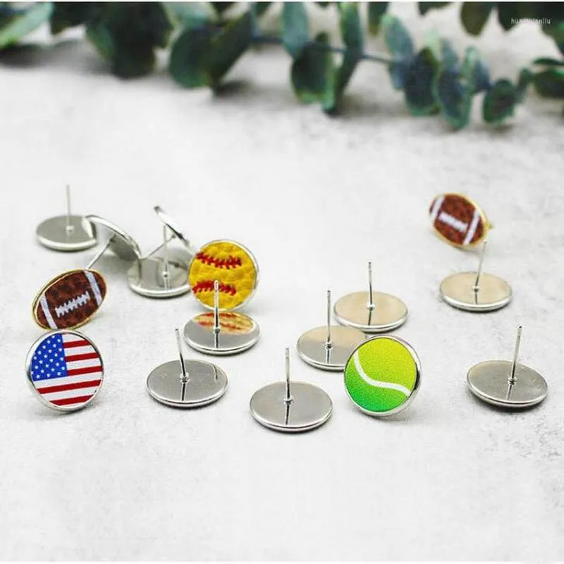 Faux leather stud earrings store