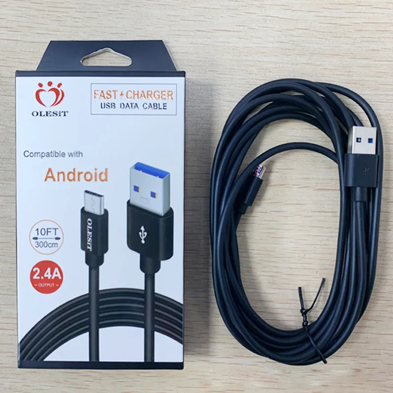 Olesit Micro USB Cables 1M 3M Fast Charging 3.1A... From Mxin001, $0.88 ...
