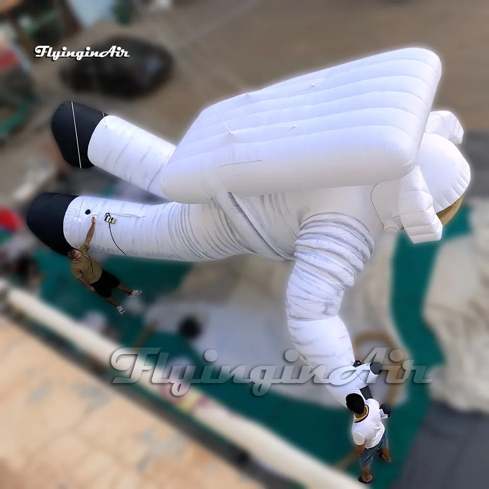 Inflatable Spaceman Figure Model Giant Air Astronaut 7m Length White ...