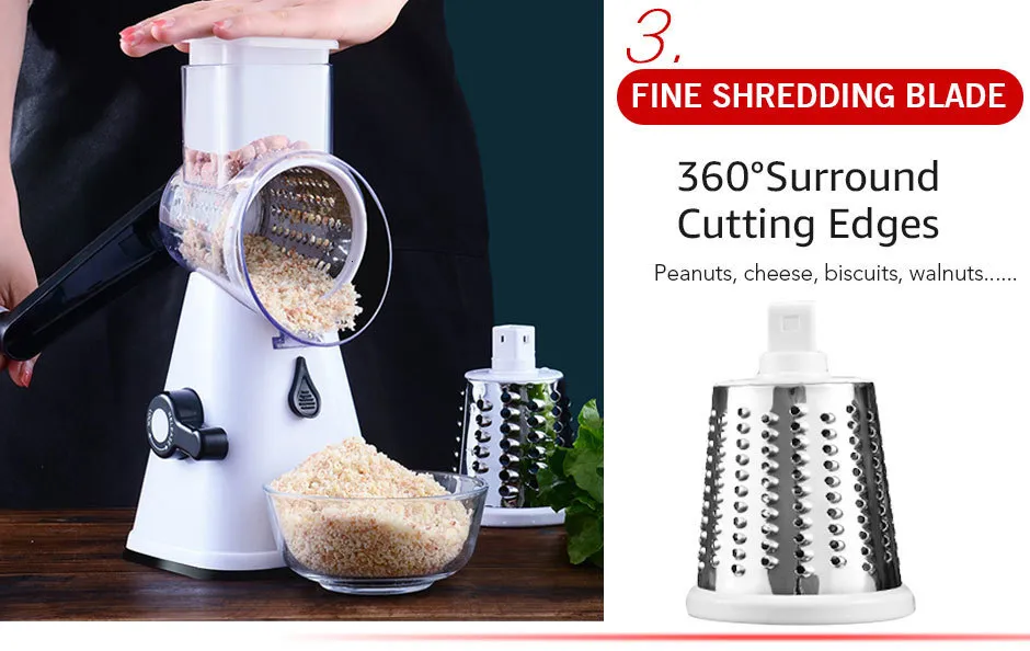 Multifunctional Round Vegetable Cutter Slicer: Rotate... From Kong08 ...