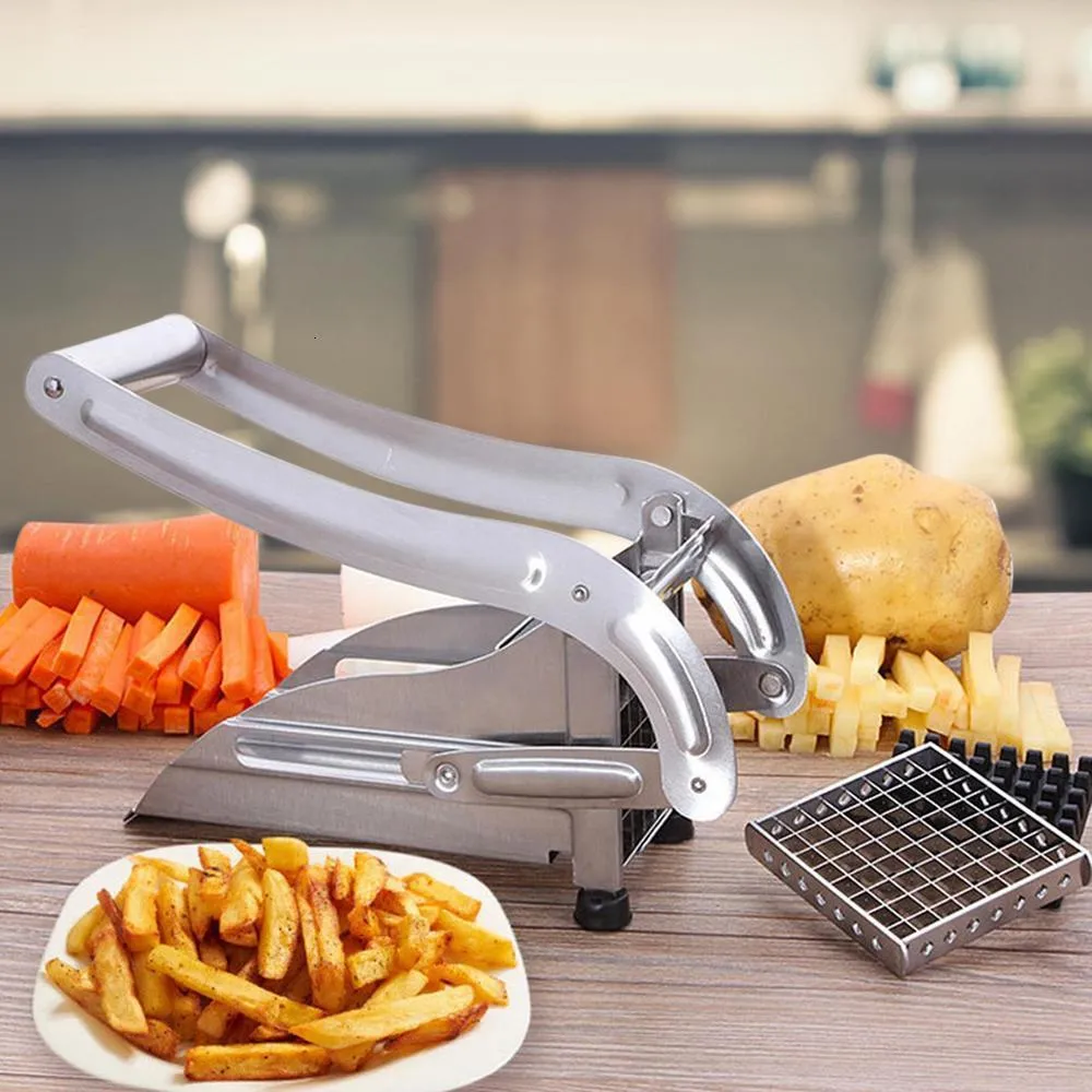Commercial Grade Stainless Steel French Fries Cutter & Vegetable Slicer ...