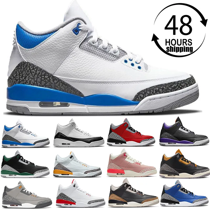 Bulk Designer Shoes Jumpman 3s Basketballs Shoes 3Cement Grey J3 Mens ...