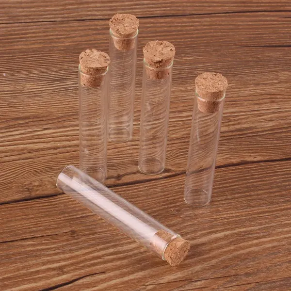 Wholesale DIY Crafts: Mini Glass Test Tube With Cork With Cork Stopper ...
