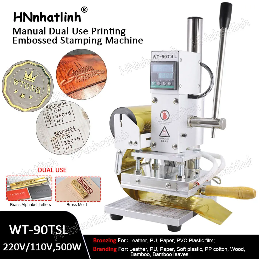 Wholesale Dual Purpose Stamping Machine For Leather, PVC Cards, And ...