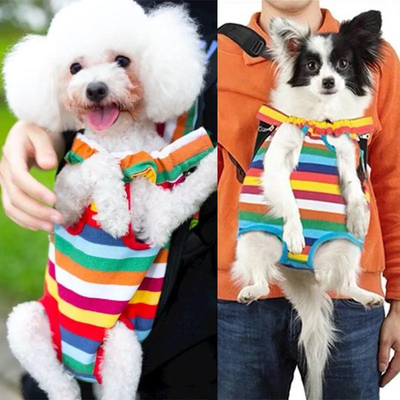 Breathable Soft Dog Body Wrap Carrier Bag With Shoulder Strap Portable ...