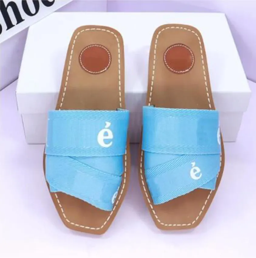 Fashion Designer Floral Brocade Rubber Slide Slide Sandals Women For ...