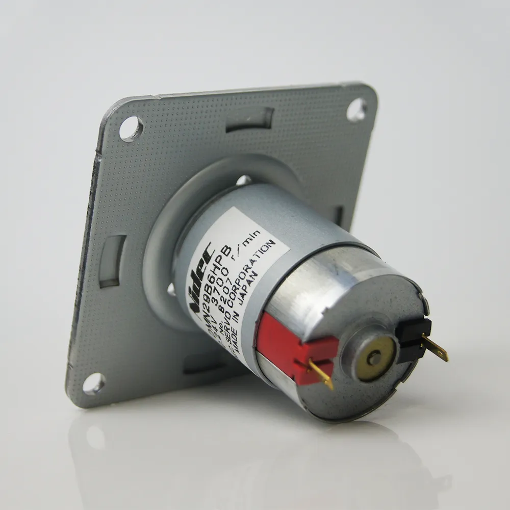 24V DC Brushed Micro Motor High Speed 3700 RPM With Pinion Shaft For ...