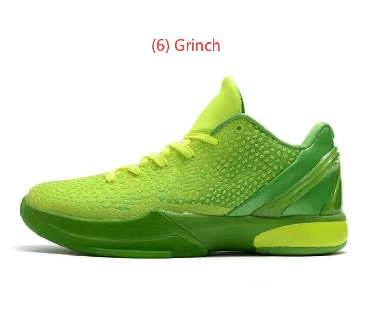 Mamba 5 And 6 Protro Bruce Lee Grinch Mambacita Grinch Basketball Shoes ...